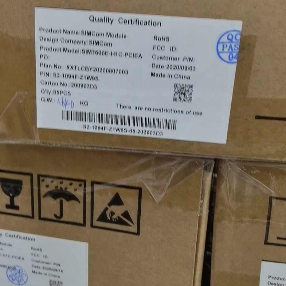 SIM7600E-H1C PCIEA IOT Wifi Module SMT LTEFDD/HSPA+/UMTS/EDGE/GPRS/GSM ...
