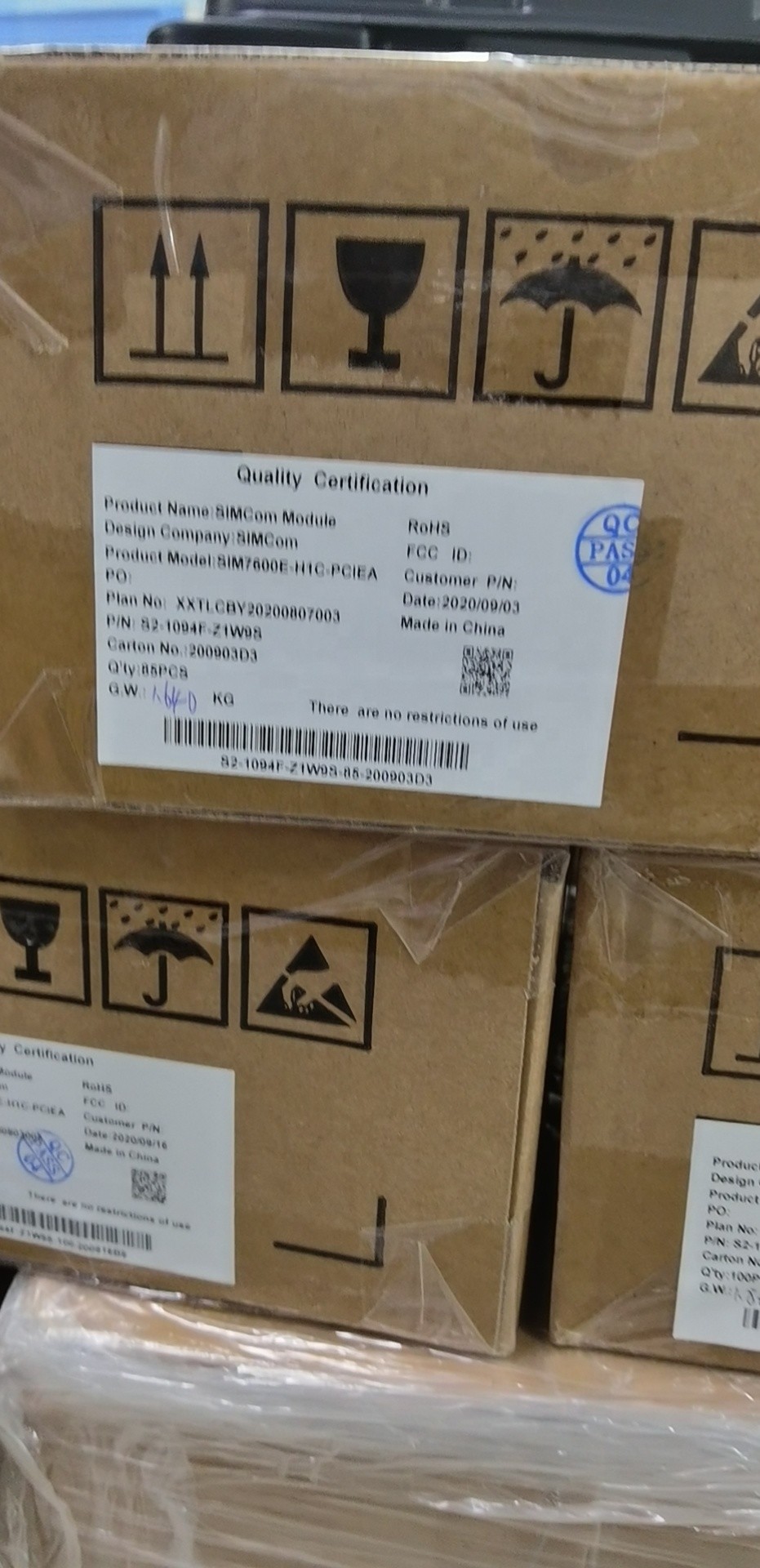 SIM7600E-H1C PCIEA IOT Wifi Module SMT LTEFDD/HSPA+/UMTS/EDGE/GPRS/GSM ...